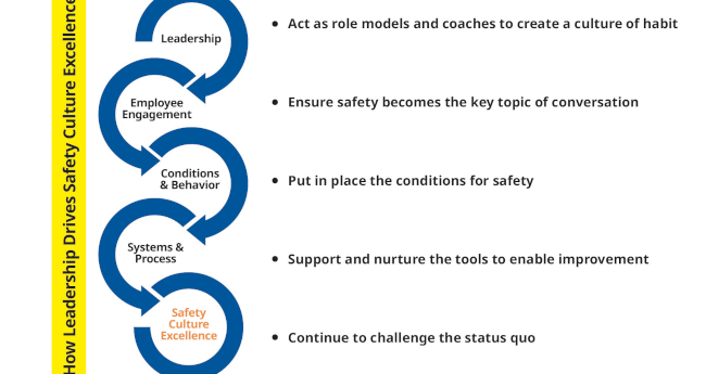 Five steps for driving safety culture excellence